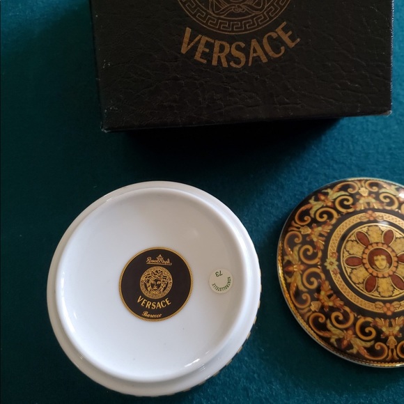 Versace | Other | Rosenthal Versace Medusa Round Porcelain With Lid ...